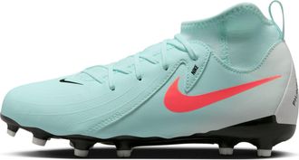 Nike Nike Unisex Jr. Phantom Gx 2 Club Oxford-Schuh, Mint Atomic Red Off Noir, 35.5 EU