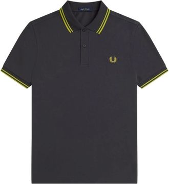 Fred Perry Homme, Tops, Gris, Taille: XL Polo Chemises