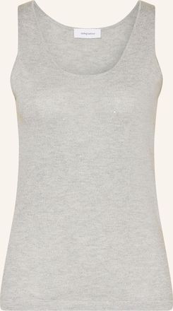 Darling Harbour Darling Harbour Stricktop Mit Glitzergarn grau