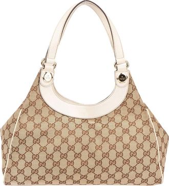 Gucci Crossbody Bags - Gucci GG Monogram Handbag - Gr. unisize - in Braun - f&uuml;r Damen