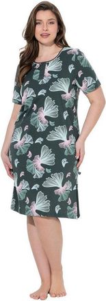 Ulla Popken Bigshirt Bigshirts 2er-Pack Ginkgo Rundhals Halbarm