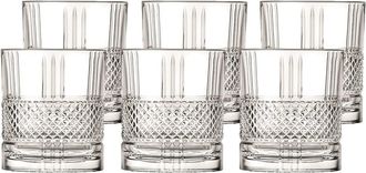 Cristalica Whiskybecher Trinkglas Becher Brillante 6er Set 340ml