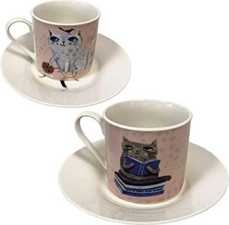 Enesco D198 Kaffee- / Teetassen, Mehrfarbig, One