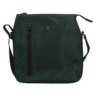 Guess Glassic Eco Logo Lettering Umh&auml;ngetasche - - Bags - Herren - Gr&uuml;n - ONE SIZE