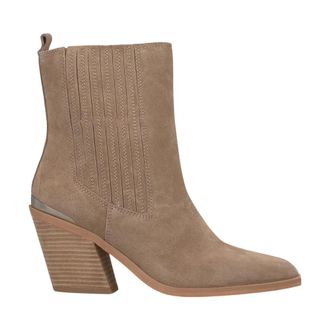 Alma En Pena Metallischer Absatz-Stiefelette - - Shoes - Damen - Beige - 39 EU