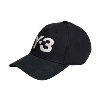 Yohji Yamamoto Homme, Accessoires, Noir, Taille: ONE Size Casquette Logo Classique