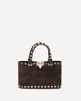 Valentino Garavani Suede Rockstud mini Handbag Female UNI