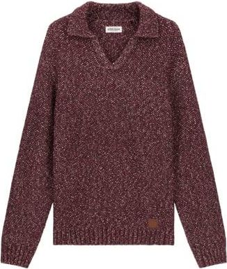 Guess Pull droit maille en coton m&eacute;lang&eacute;