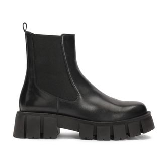 Kazar Klassische Stiefel mit elastischen Eins&auml;tzen - - Shoes - Damen - Schwarzk - 41 EU