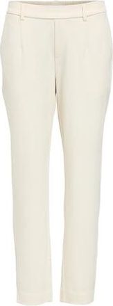 Object OBJLISA Slim Pant Noos, Pantalon en Tissu Femme, Sandshell
