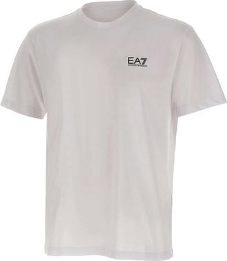 Emporio Armani Emporio Armani Ea7, Homme, Tops, Blanc, Taille: S T-shirt Logo Series