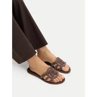 Nine West Pantoletten Nine West CEO-CT1120 Braun