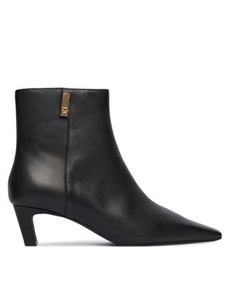 Tommy Hilfiger Stiefeletten Th Square Toe Kitten Bootie FW0FW08768 Schwarz