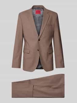 HUGO BOSS Super Slim Fit Anzug aus Woll-Mix Modell Hesten