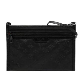 Louis Vuitton Pre-owned Double Flat Messenger - - Pre-owned - Damen - Schwarzk - ONE SIZE