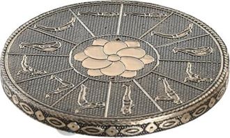 DKD Home Decor Markenständer, Mehrfarbig, aus Aluminium und Holz (10 x 10 x 1 cm)