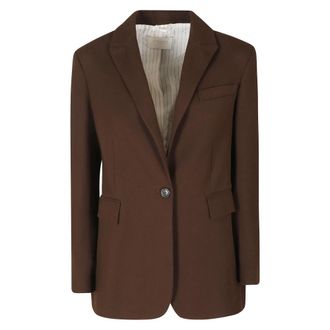 Circolo 1901 Fleece-Blazer - - Jackets - Damen - Braun - S