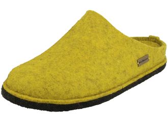 Haflinger Damen Herren Hausschuhe Pantoffeln Filz Flair Soft 311010, Gr&ouml;&szlig;e:39 EU, Farbe:Gelb