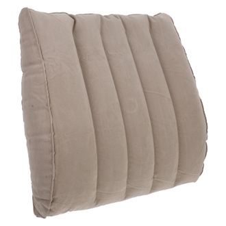 Hemobllo Aufblasbares Lendenkissen Hellgrau Taillenpolster f&uuml;r B&uuml;ro Reisen Faltbares Ergonomisches R&uuml;ckenst&uuml;tzkissen mit Tragetasche