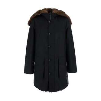 VALENTINI 1972 Parka - - Coats - Herren - Schwarzk - L