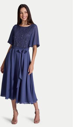 Swing Coctailkleid 5AI02500 Blau Regular Fit