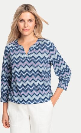 Olsen Bluse 11105043 Blau Regular Fit