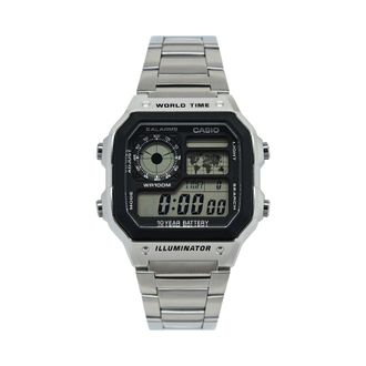 Casio Uhr Casio AE-1200WHD-1AVEF Silberfarben