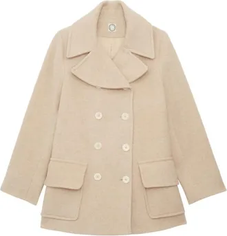 Ines De La Fressange Caban S&eacute;raphine - Femme - Manteaux - Beige - Taille: 40 FR