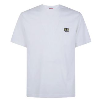 Kenzo Homme, Tops, Blanc, Taille: L T-Shirt Classique Tigre Sauvage