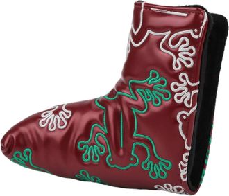 CHICIRIS SALALIS Putter-Schl&auml;gerhaube, wasserdichte Stickerei, PU-Schutzh&uuml;lle f&uuml;r -Putter, mit Magnetverschluss, Geeignet f&uuml;r -Enthusiasten (Burgund)