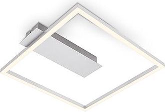 Briloner LED Deckenlampe Frame, LED Deckenleuchte mit warmweißer Lichtfarbe, 12W Lampe, Wohnzimmerlampe, Schlafzimmerlampe, 320x300x50 mm (LxBxH)