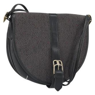 Saint Laurent Pre-owned Canvas Schultertasche - - Pre-owned - Damen - Grau - ONE SIZE