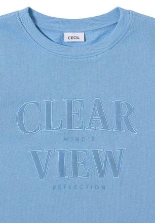 Cecil Strickpullover TOS_Sweatshirt w. Chest Artwor