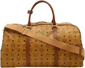 MCM unisex, Pre-owned, Brun, Taille: ONE Size Sac Week-end en Plastique Pre-owned