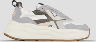 Alexander Smith Horizon Woman in white leather and grey suede details