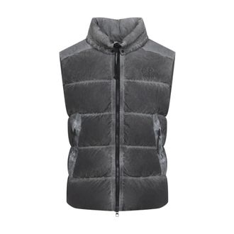 C.P. Company Eco-Chrome Kapuzenweste - - Jackets - Herren - Schwarzk - S