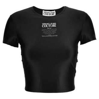 Versace Jeans Couture T-Shirts und Polos - - Tops - Damen - Schwarzk - 2XS