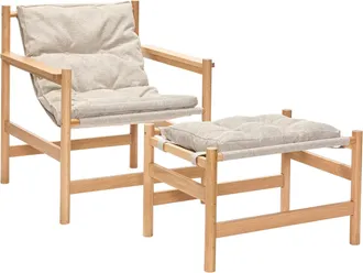 H&uuml;bsch Fauteuil et repose-pieds Heritage H&uuml;bsch