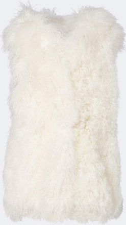 Yves Salomon Veste sans manches en shearling