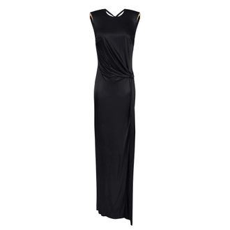 Elisabetta Franchi Damen, Kleider, Schwarzk, 2XLGr&ouml;&szlig;e