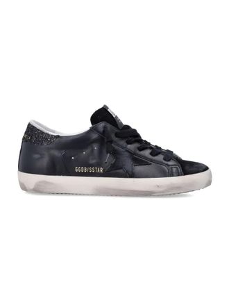 Golden Goose Low-Top Sneaker - Leather And Suede Vintage Sneakers - Gr. 36 (EU) - in Schwarz - f&uuml;r Damen