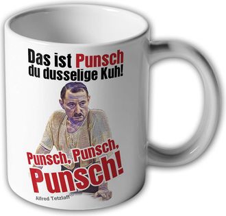 Copytec Alfred Tetzlaff Punsch Silvesterpunsch dusselige Kuh Kult Serie - Tasse 10636