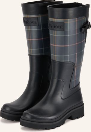 Barbour Gummistiefel Dena schwarz