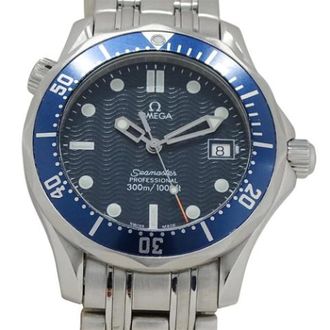 Omega unisex, Pre-owned, Bleu, Taille: ONE Size Montre Vintage Pre-owned