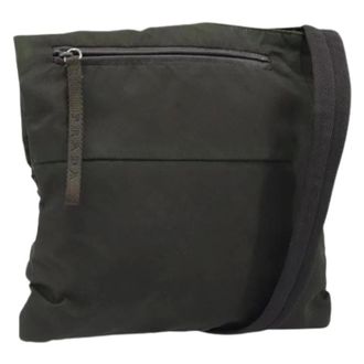 Prada Sac bandouli&egrave;re vintage en nylon Pre-owned - Femme - Pre-owned - Vert - Taille: ONE Size
