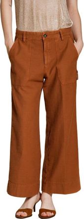 Mason's Femme, Pantalons, Brun, Taille: 38 FR Pantalon Cargo Large Dallas