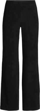 Lands End Strickcord-Hose mit weitem Bein, Damen, Gr&ouml;&szlig;e:36-38 petite, Schwarz, Baumwolle/Polyester-Mischung, by Lands End