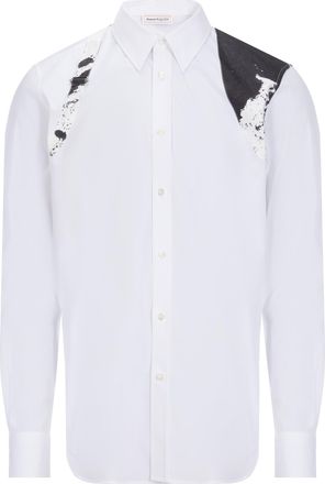 Alexander McQueen Chemise &agrave; imprim&eacute; en coton