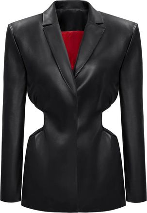 Lika Jacke mit Cut-Out - Schwarz