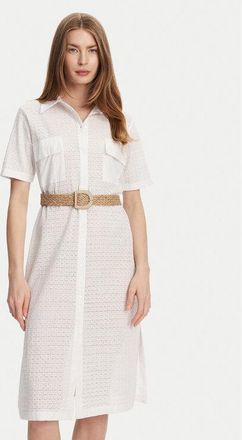 Selmark Hemdkleid BC133 Wei&szlig; Regular Fit